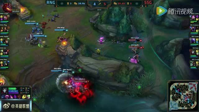 S6小组第一轮 RNG VS SSG 安掌门蝎子带节奏_凤凰网视频_凤凰网