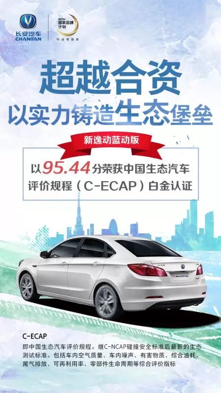 C-ECAP白金牌实至名归！ 长安新逸动蓝动版领衔中级车“生态”新标杆_凤凰网汽车_凤凰网
