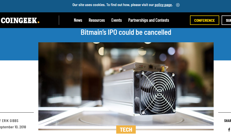 比特大陆IPO要凉凉？300亿美元上市的美梦恐泡汤_凤凰网科技_凤凰网