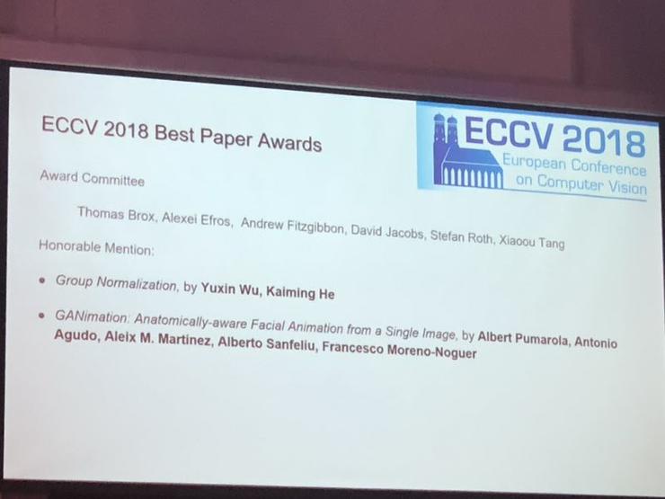 ECCV 2018 最佳论文名单公布，何恺明再添一项论文奖_凤凰网