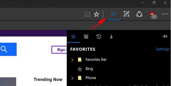 微软Edge浏览器新版Hub图标亮相 坐等更新_凤凰科技
