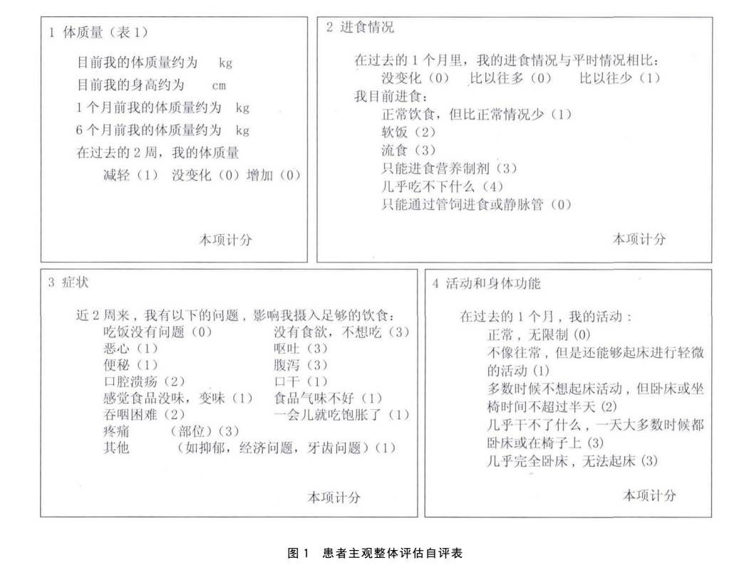 肿瘤患者营养评估量表PG-SGA操作标准介绍_凤凰网健康_凤凰网