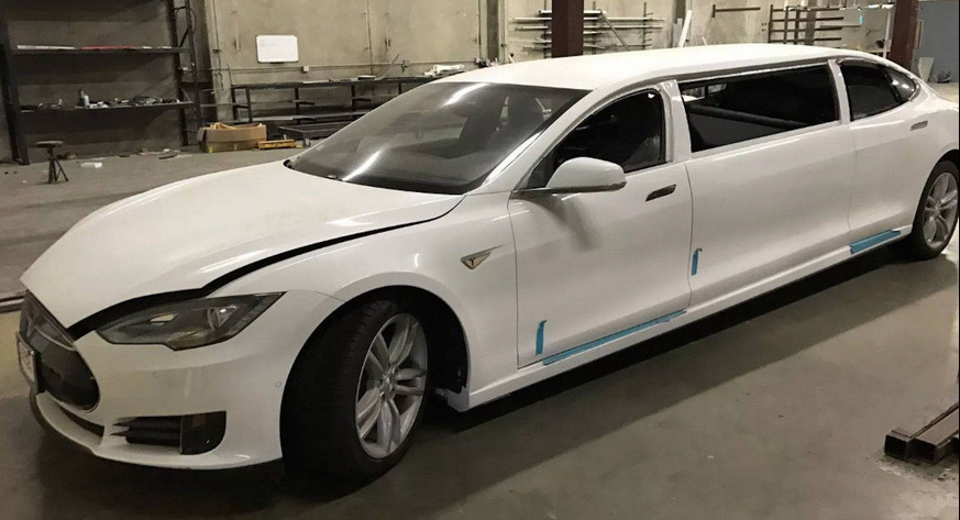 全球唯一一台特斯拉Model S85加长版 即将参加拍卖_凤凰网汽车_凤凰网