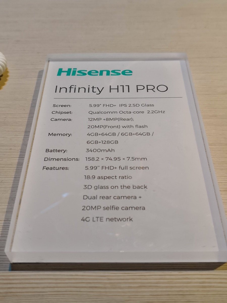 全面屏+炫光玻璃，海信展出新机 H11 Pro：颜值甚高-海信智能手机-海信官方论坛