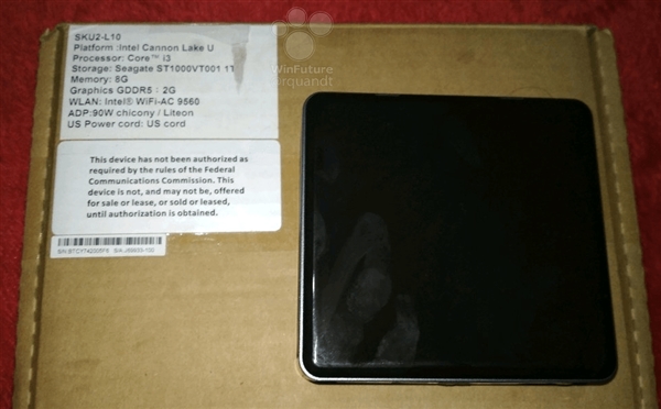 i3-8121U？Intel 10nm NUC实机曝光：内建RX 550独显_凤凰科技