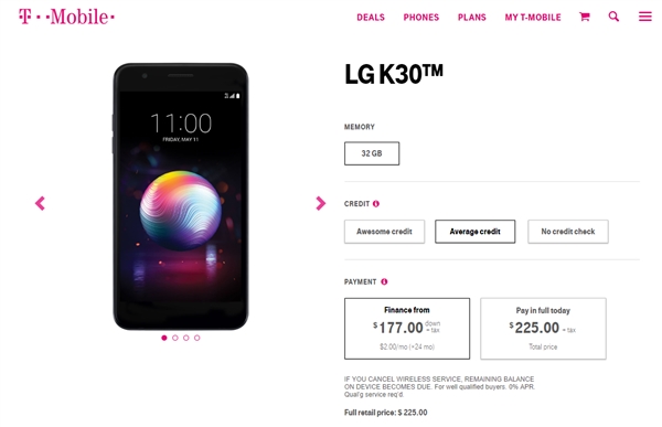 LG K30发布：骁龙425+2G内存 1400元_凤凰科技