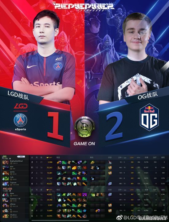 《Dota2》Ti8胜者组决赛LGD不敌OG 遗憾落入败者组_凤凰网