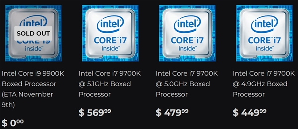 全核5.1GHz！i7-9700K特挑片开卖：淘汰率超70%_凤凰网